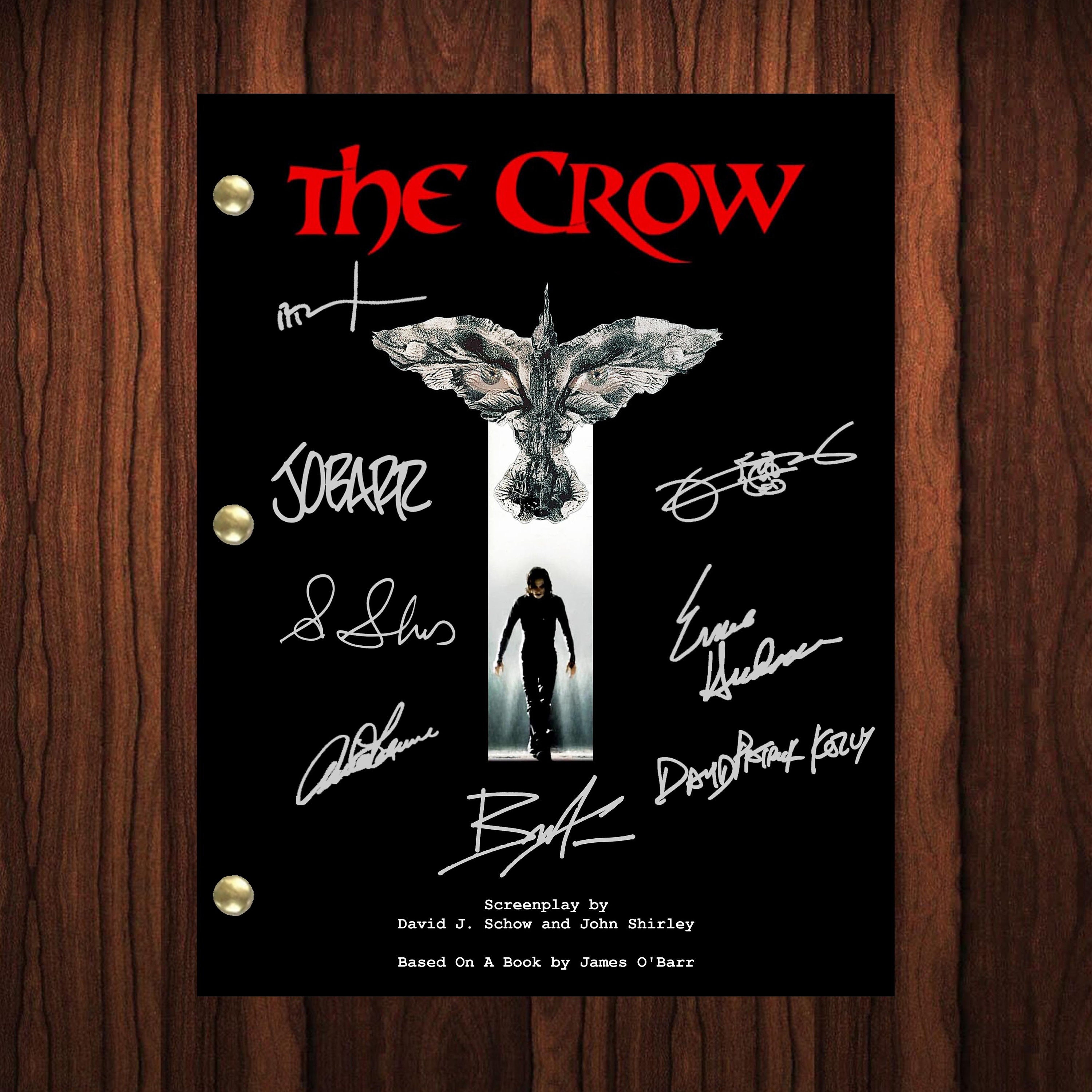 The Crow Movie Script Autographed Signed Script Reprint Horror Brandon ...