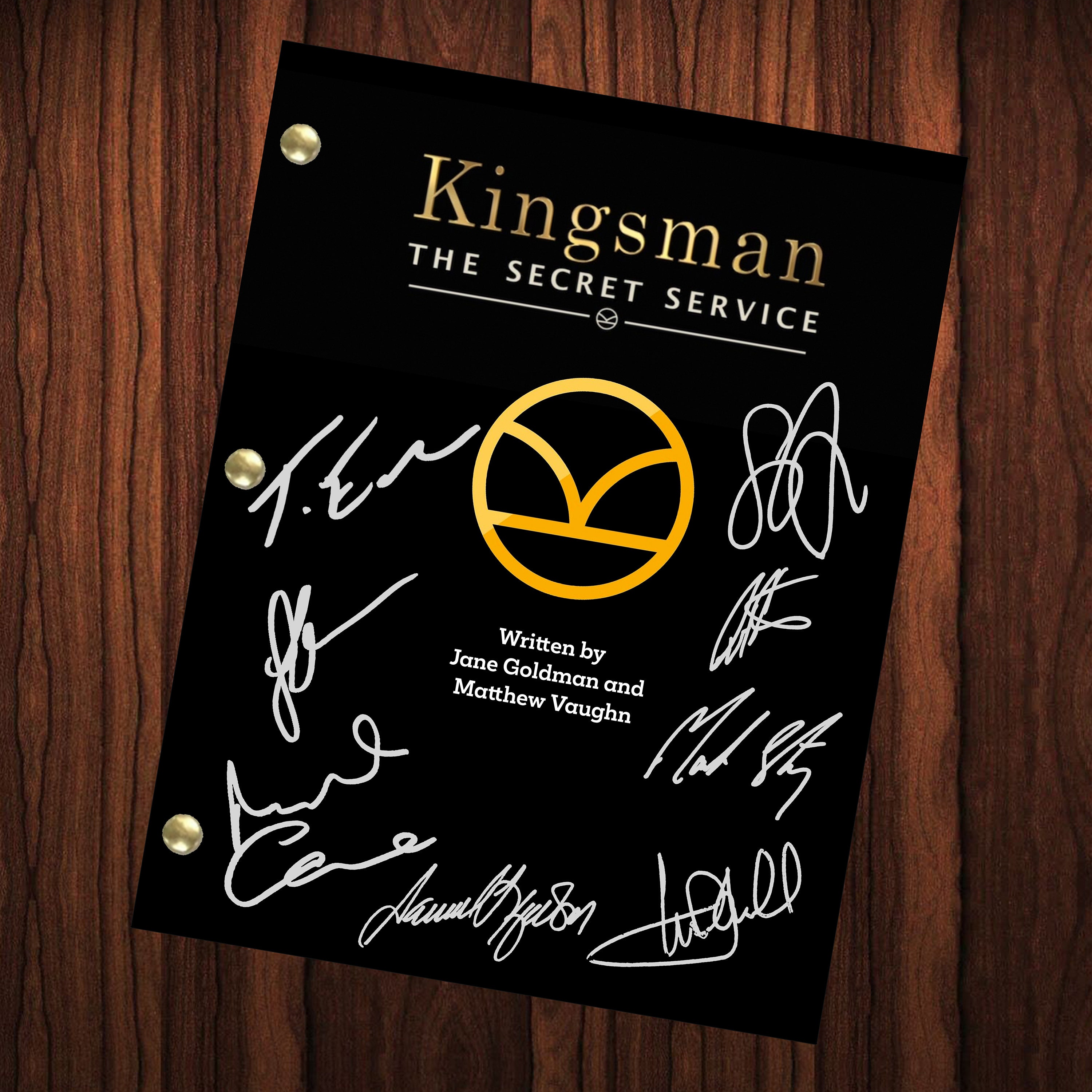 Kingsmen Movie Signed Autographed Script Full Screenplay Full Script ...