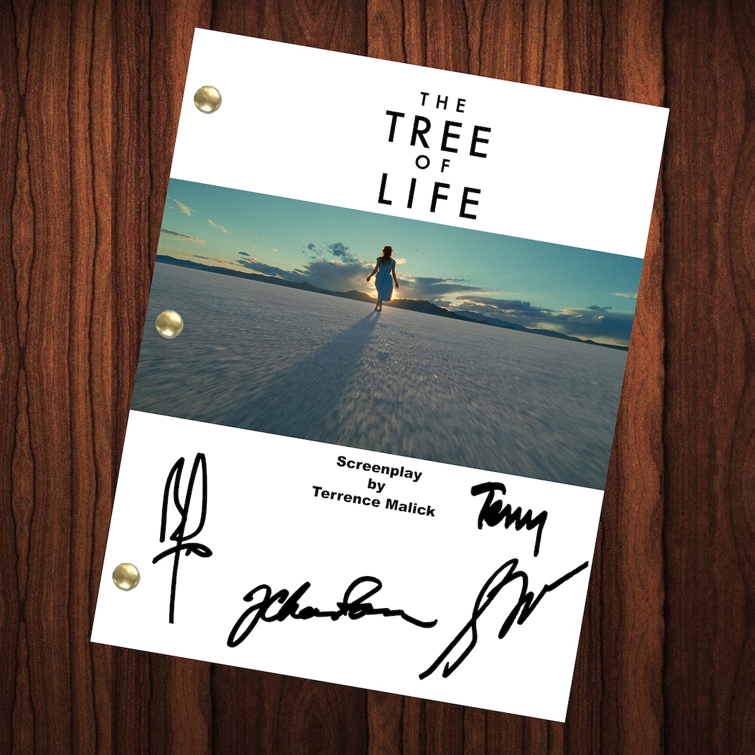 The Tree of Life Autographed Signed Movie Script Reprint Full ...