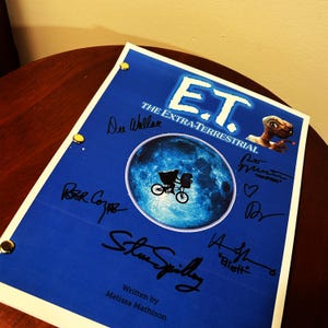 ET the Extra Terrestrial Movie Script Full Screenplay Full Script ...
