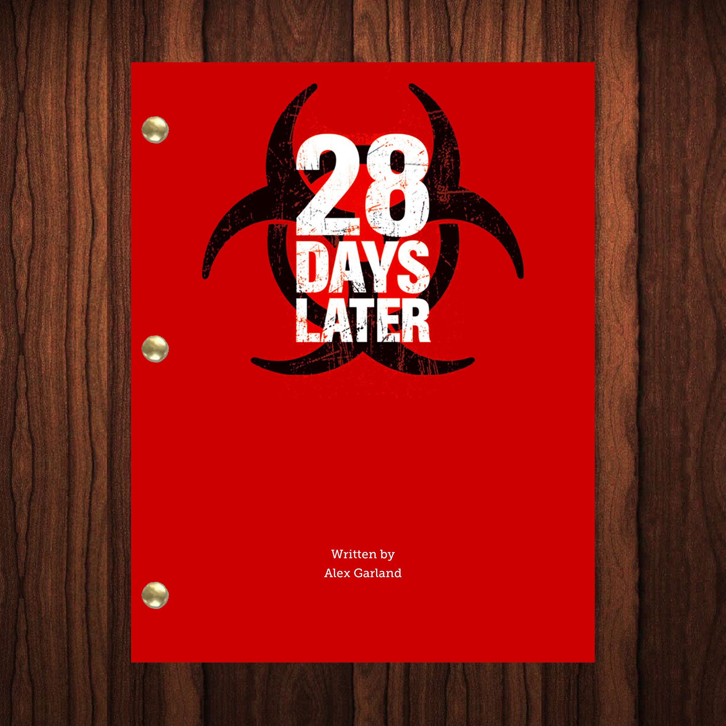 28 Days Later Movie Script Full Screenplay Full Script Movie Reprint ...