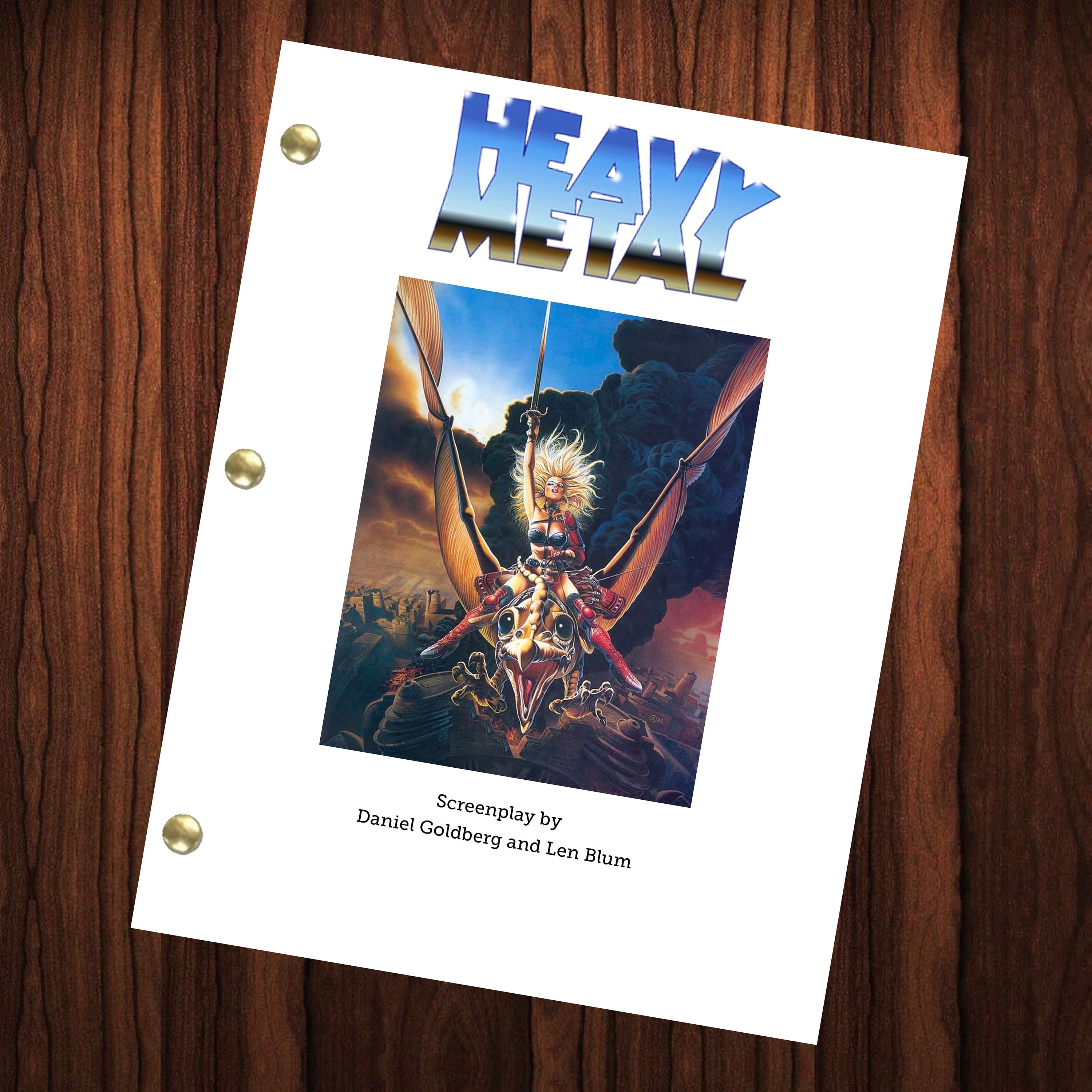 Heavy Metal Movie Script Reprint Full Screenplay Full Script 1981 Movie ...