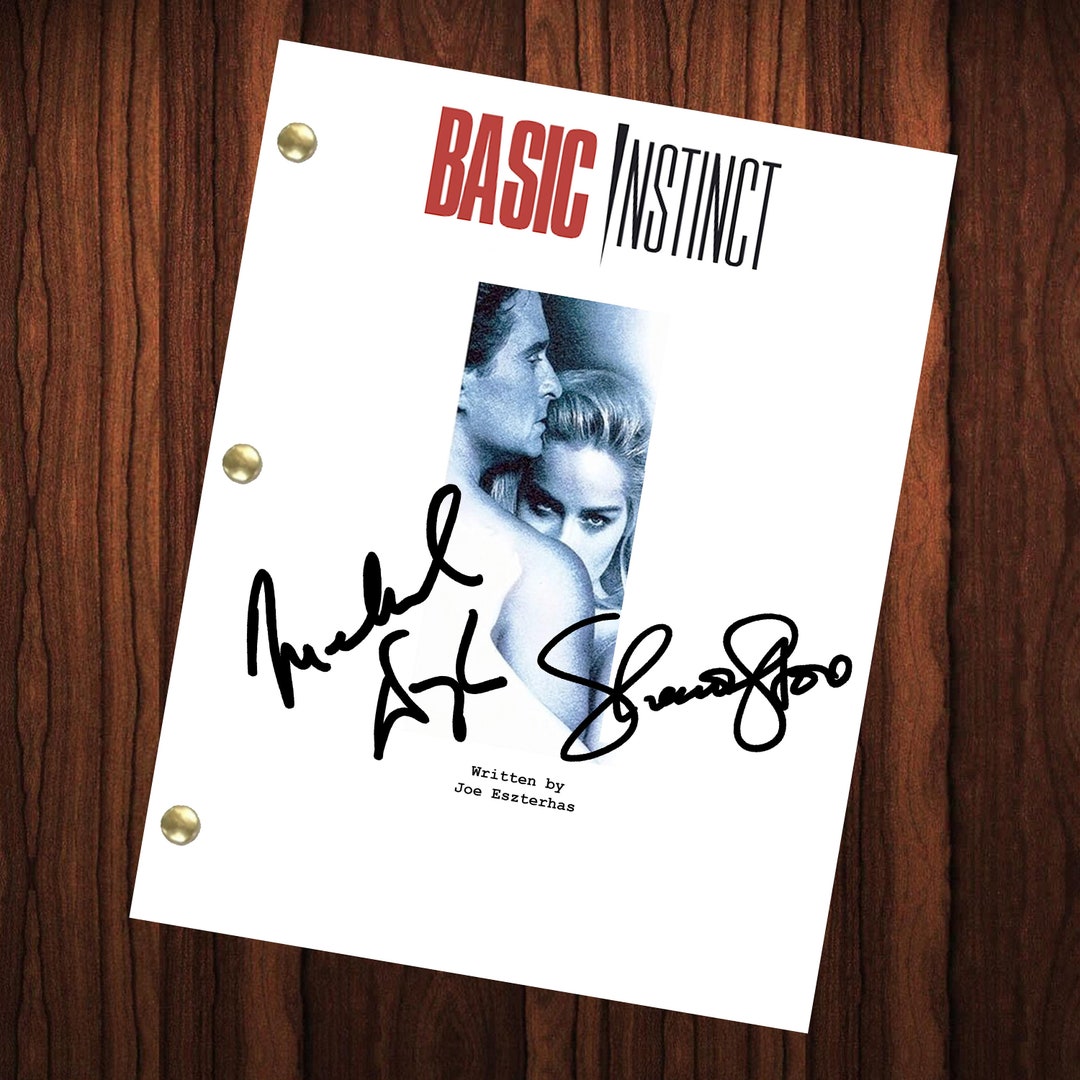Basic Instinct Movie Autographed Signed Script Reprint Michael Douglas ...