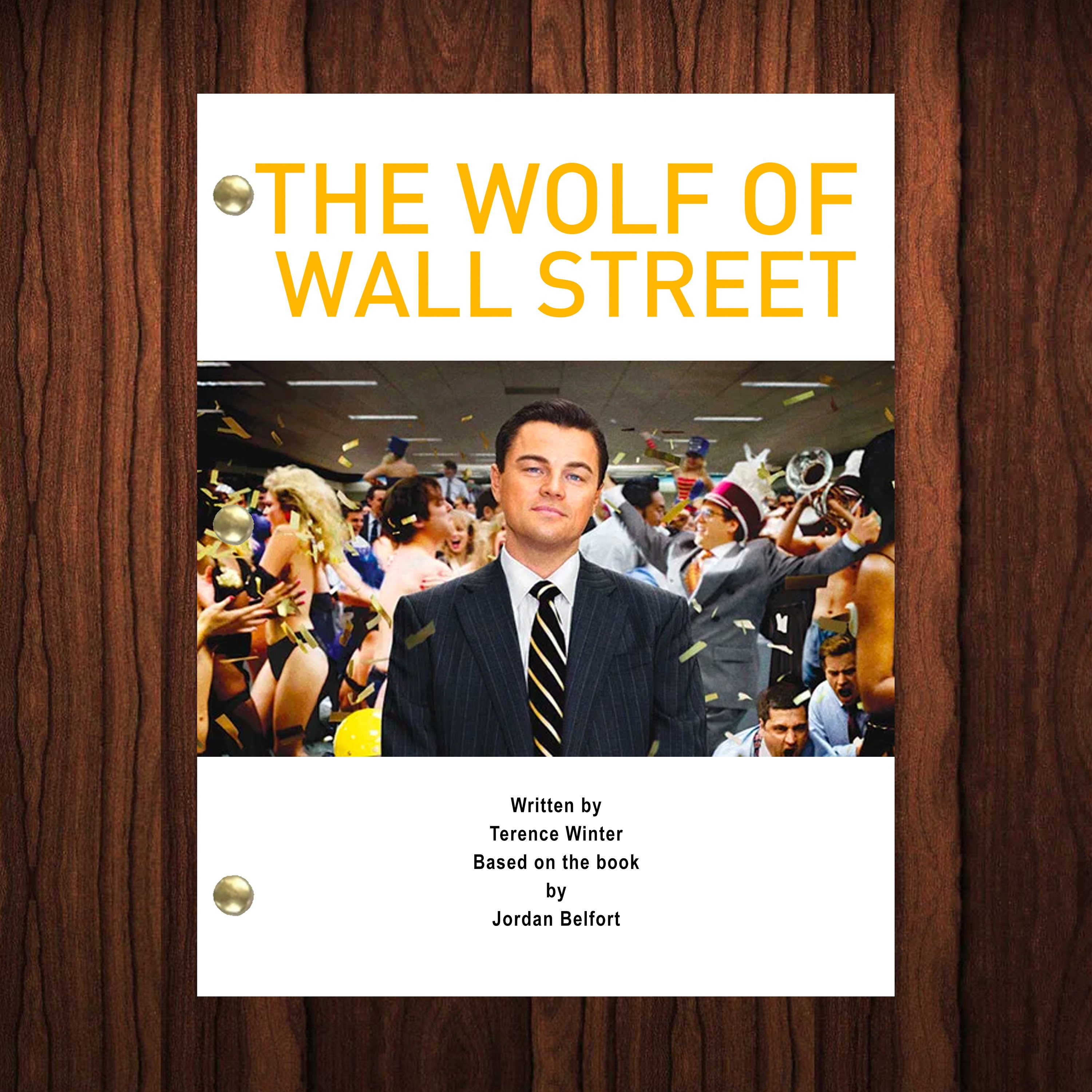 The Wolf of Wall Street Movie Script Reprint Full Screenplay Full ...
