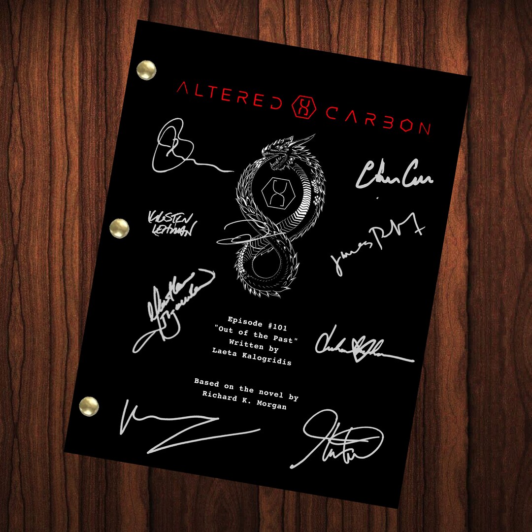 Altered Carbon Signed Autographed Script Full Screenplay Pilot Episode ...