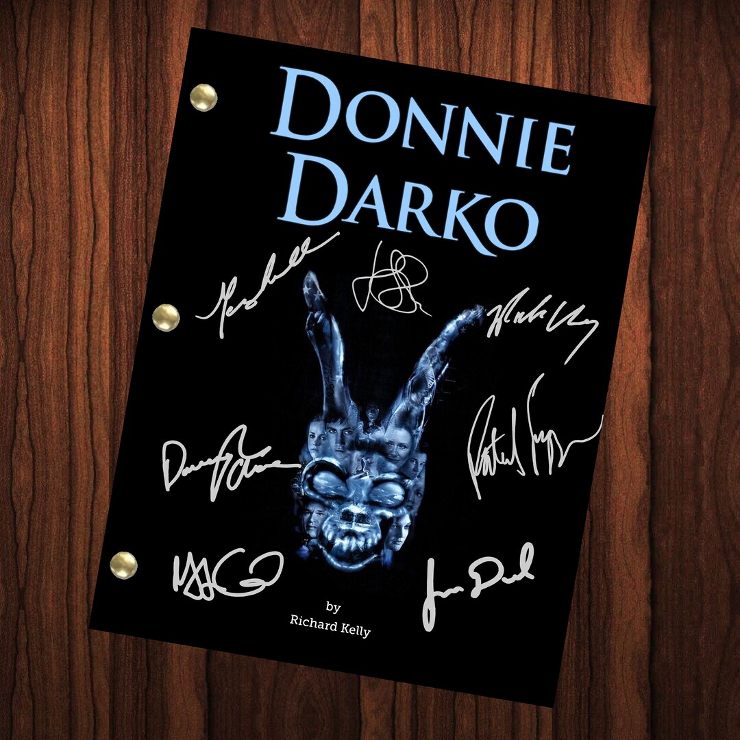 Donnie Darko Movie Script Full Screenplay Full Script Autographed ...