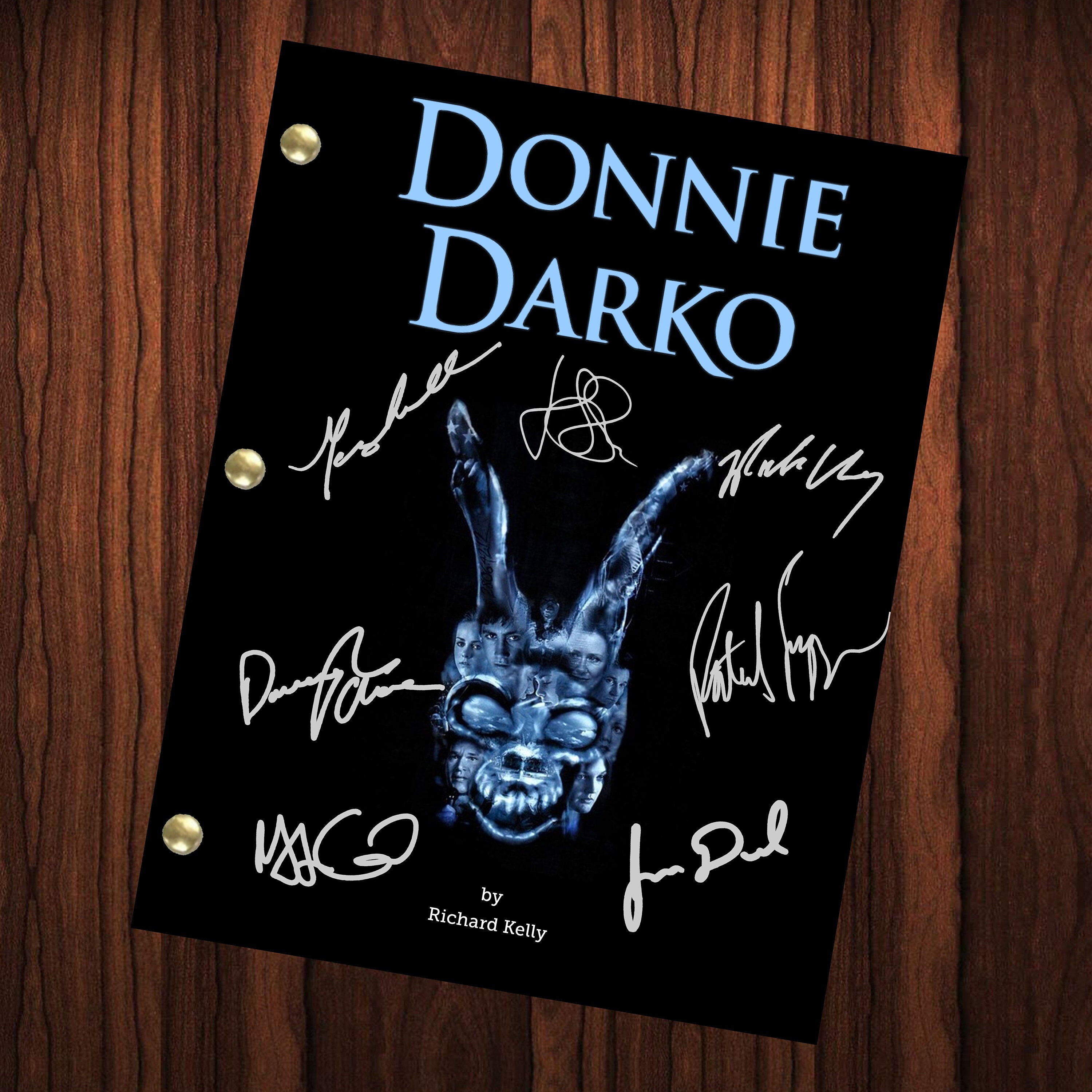 Donnie Darko Movie Script Full Screenplay Full Script Autographed Signed Jake Gyllenhaal Maggie ...