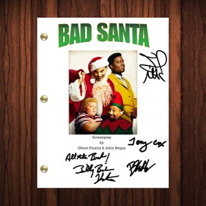 Bad Santa Movie Signed Autographed Script Full Screenplay Full Script ...