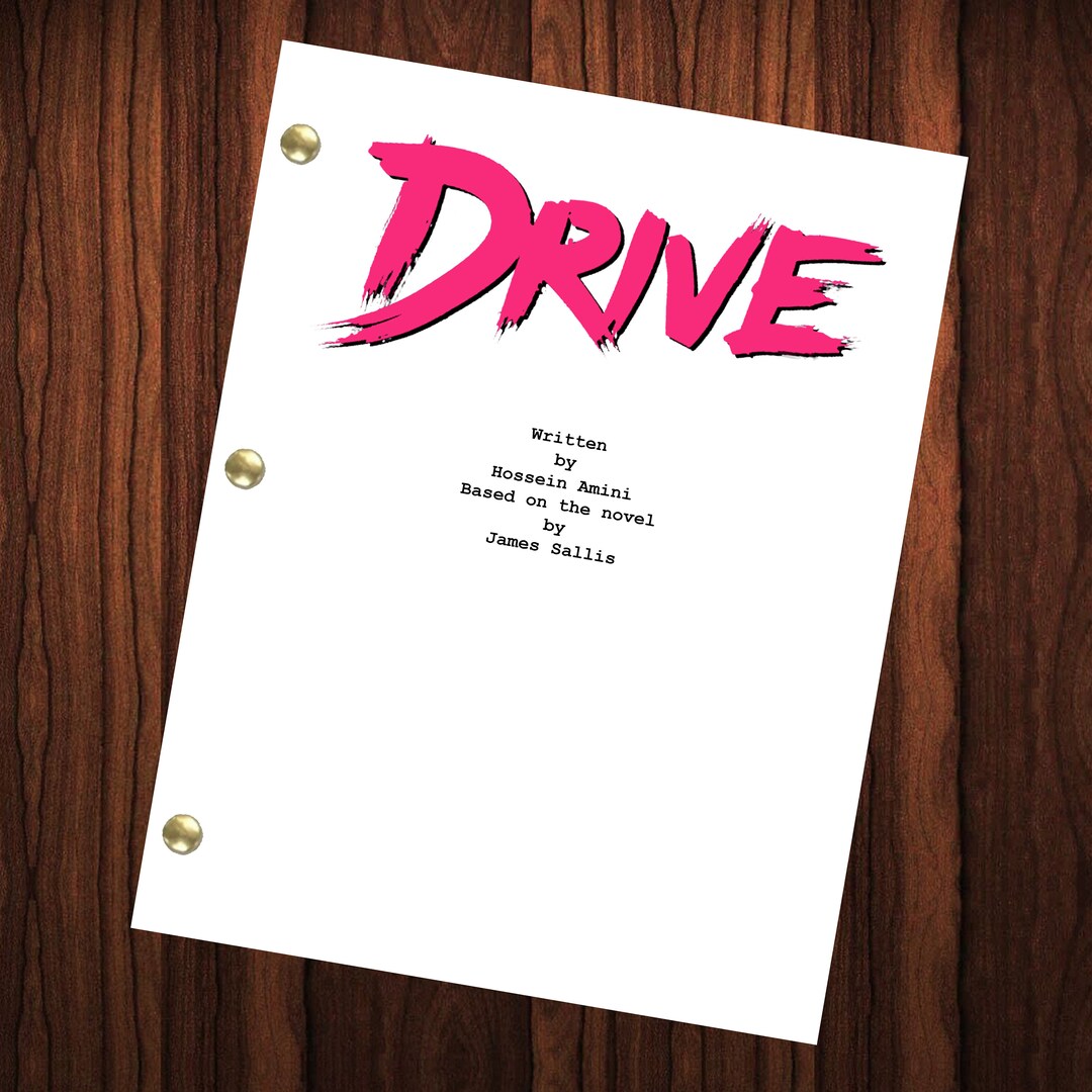 Drive Movie Script Reprint Full Screenplay Full Script - Etsy