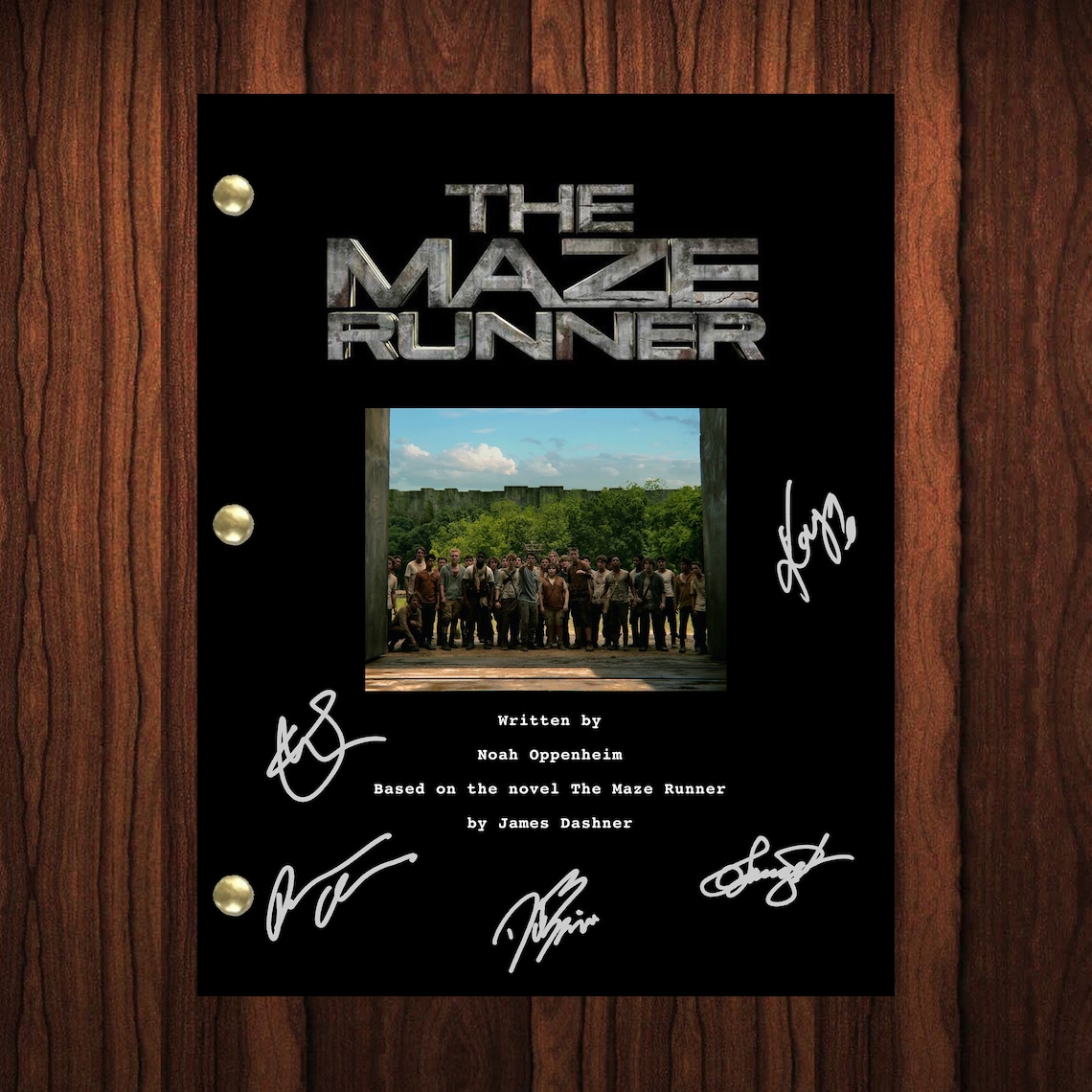 The Maze Runner Signed Autographed Script Full Screenplay Full - Etsy