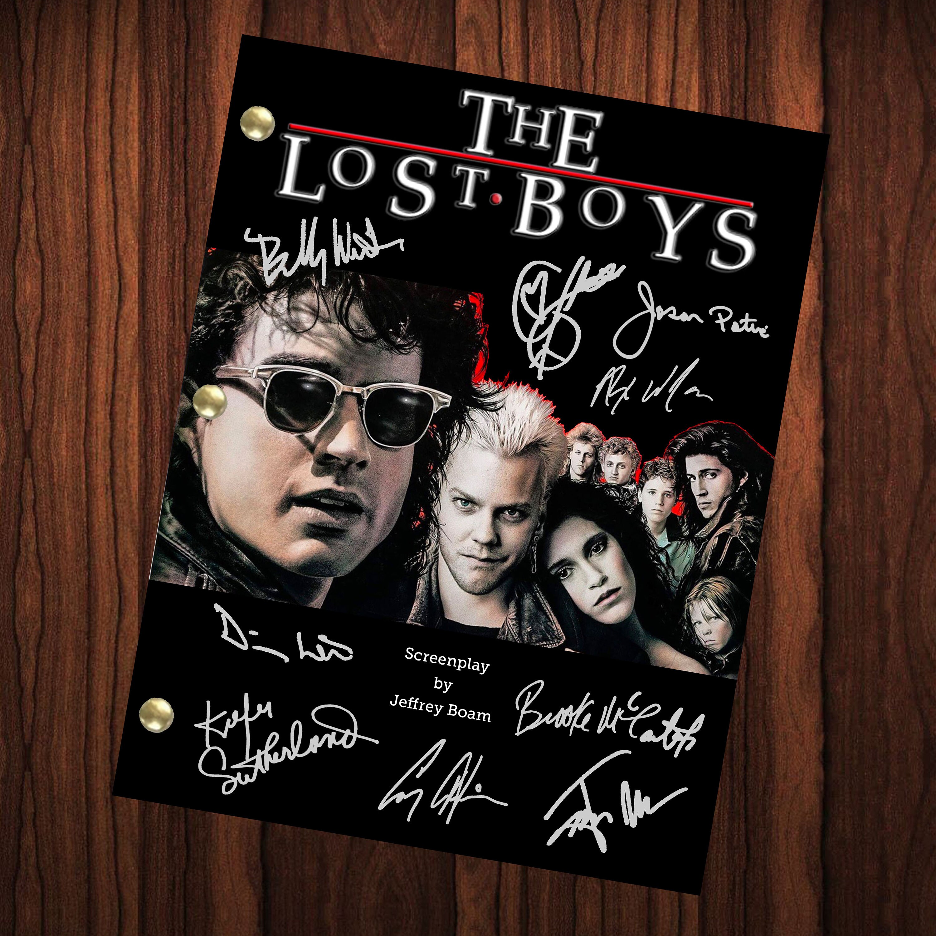 The Lost Boys Movie Autographed Signed Movie Script Reprint - Etsy