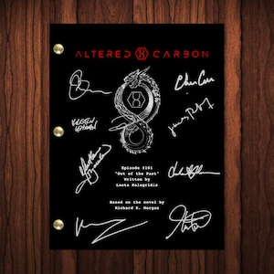 Altered Carbon Signed Autographed Script Full Screenplay Pilot Episode ...