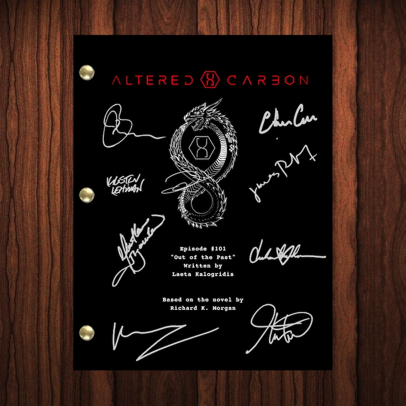 Altered Carbon Signed Autographed Script Full Screenplay Pilot Episode ...