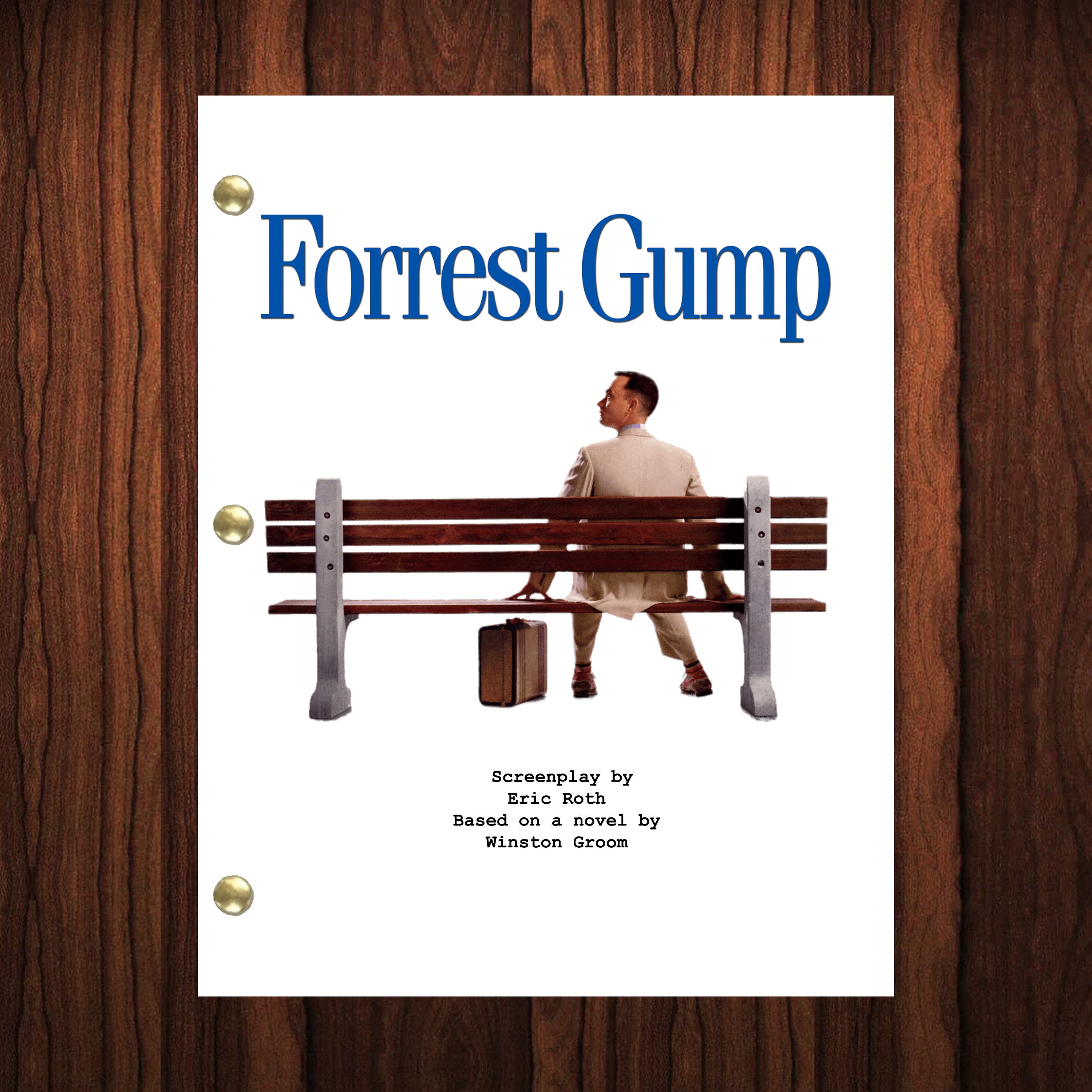 Forrest Gump Movie Script Reprint Full Screenplay Full Script - Etsy