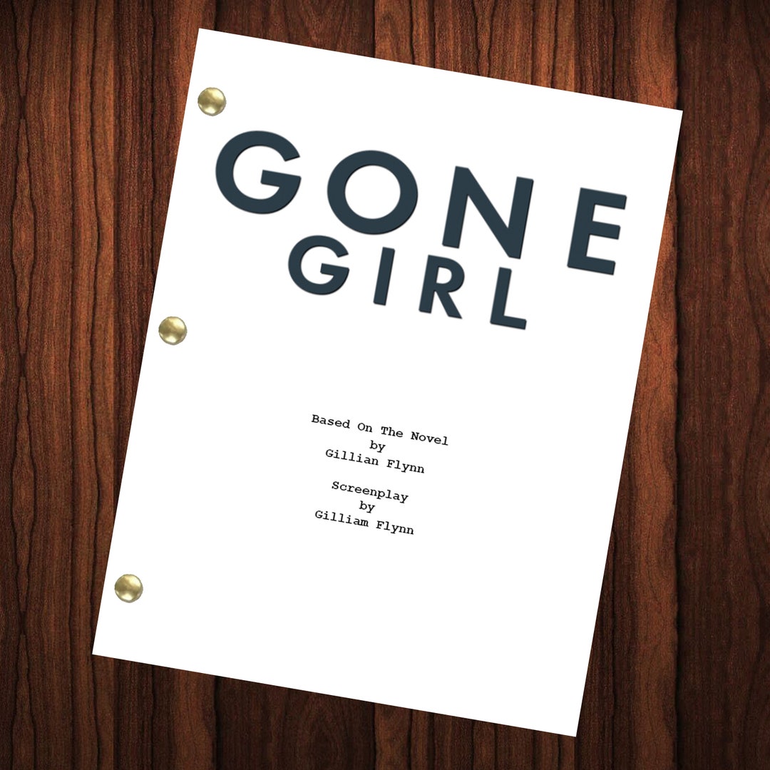 Gone Girl Movie Script Reprint Full Screenplay Full Script - Etsy