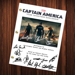 The Winter Soldier Signed Autographed Script Full Transcript Reprint ...