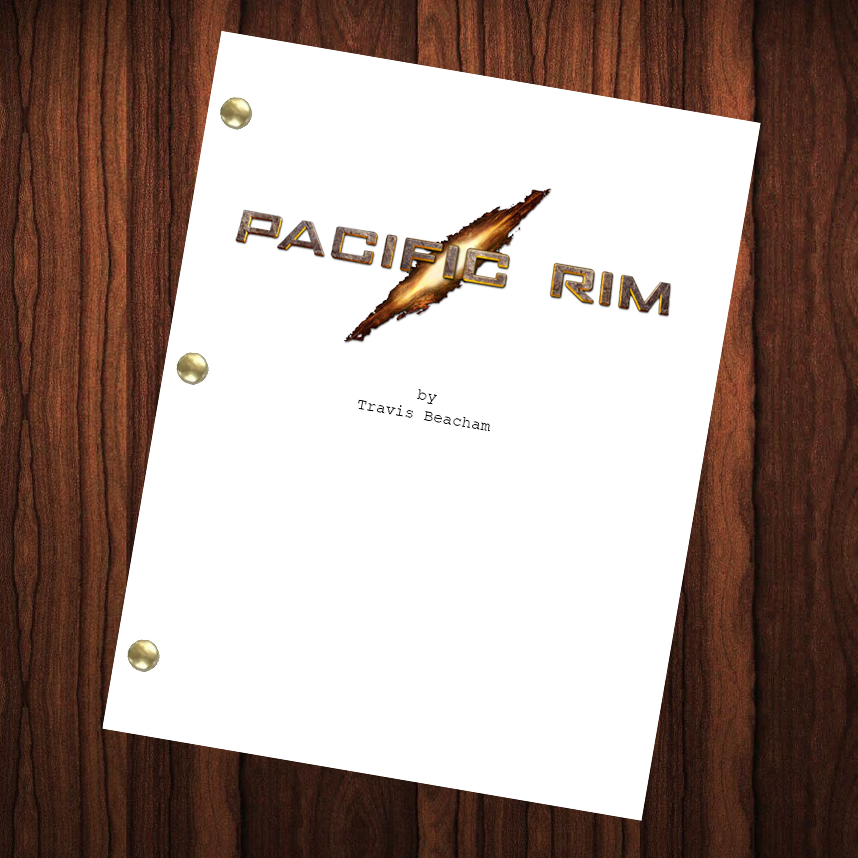 Pacific Rim Movie Script Reprint Full Screenplay Full Script Guillermo ...