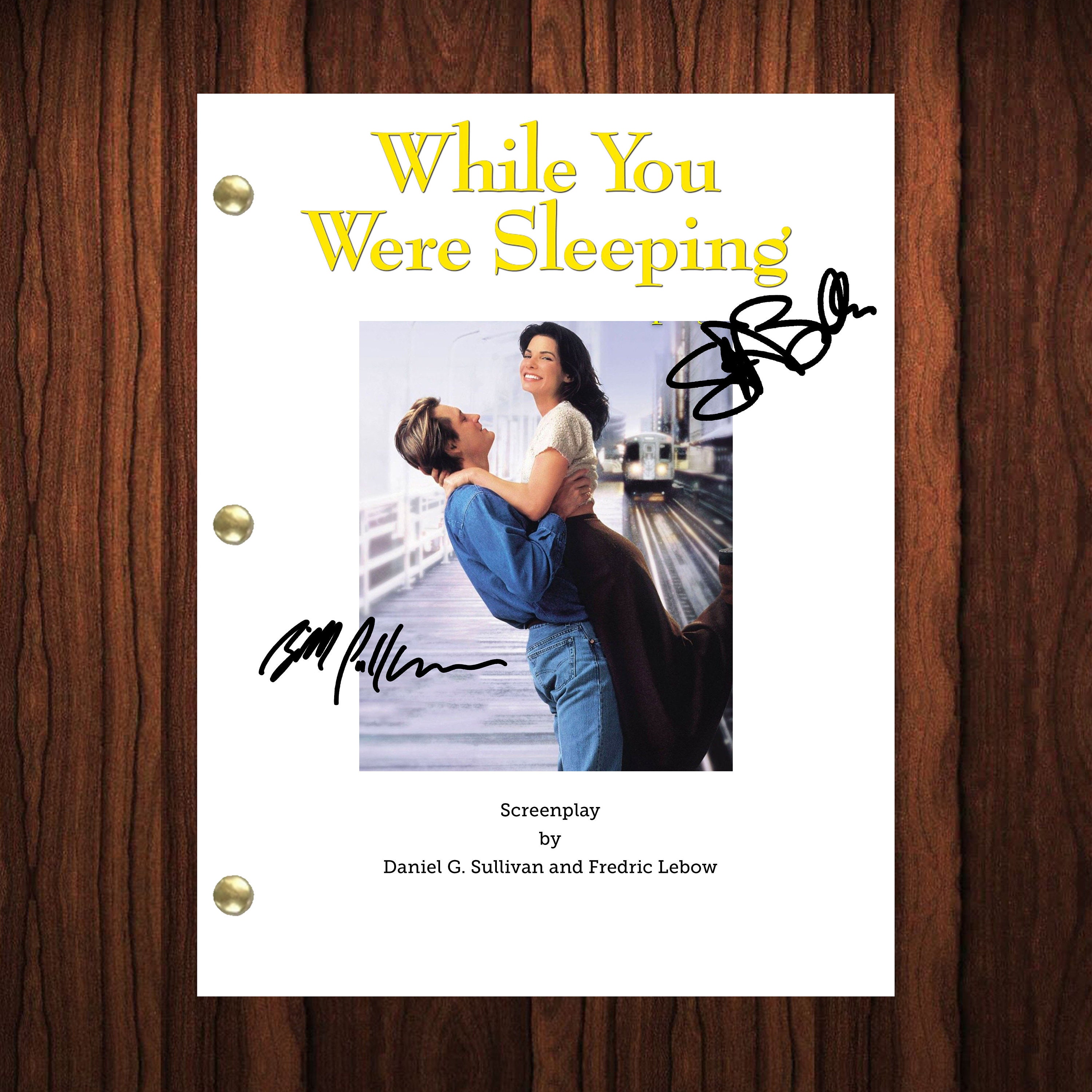 While You Were Sleeping Movie Script Full Screenplay Full Script ...