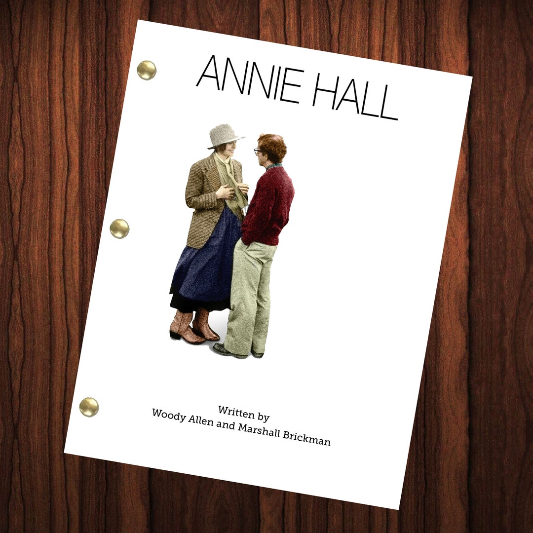 Annie Hall Movie Script Reprint Full Screenplay Full Script Woody Allen ...
