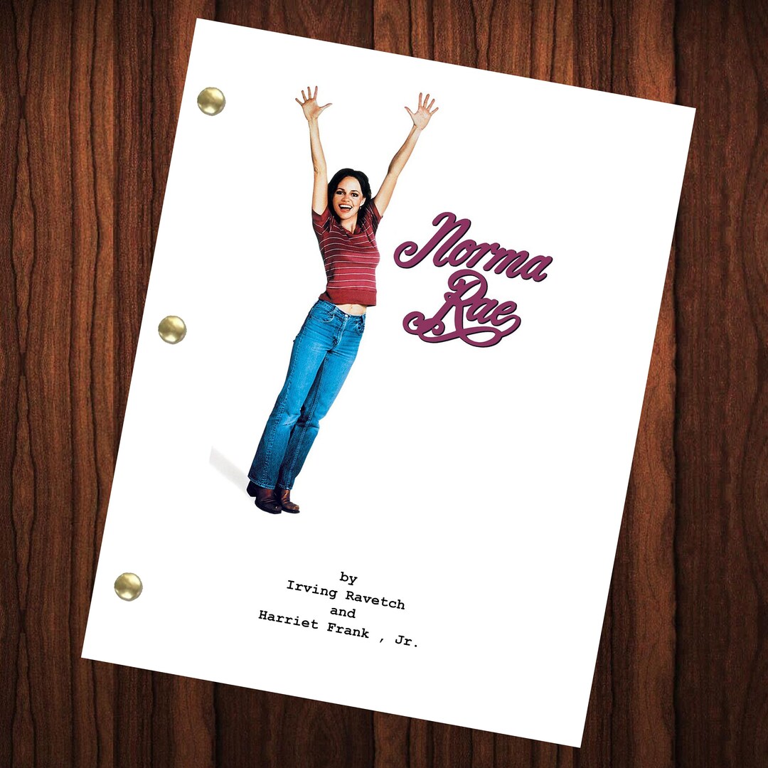 Norma Rae Movie Script Reprint Full Screenplay Full Script Crystal Lee ...