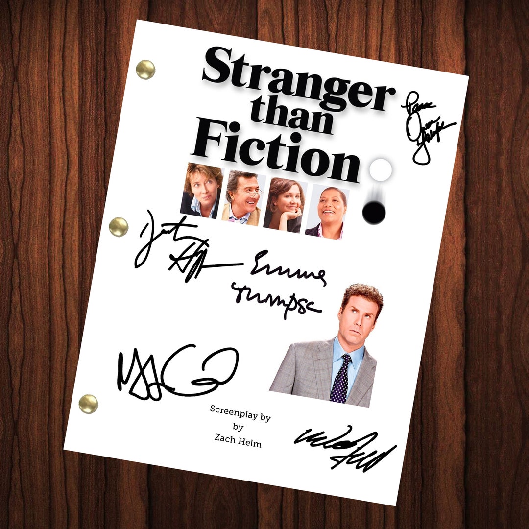 Stranger Than Fiction Signed Autographed Script Full Screenplay Full ...