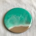 Beach Themed Coasters, Set of 4, Unique Table Coasters, Ocean Resin ...