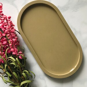 Oval Resin Trinket Trays, Handmade Vanity Tray, Aesthetic Minimal Home ...