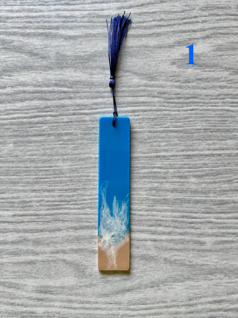 Resin Ocean Bookmarks, Unique Sea Lovers Gift, Readers Book Accessories ...