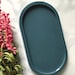 Oval Resin Trinket Trays, Handmade Vanity Tray, Aesthetic Minimal Home ...
