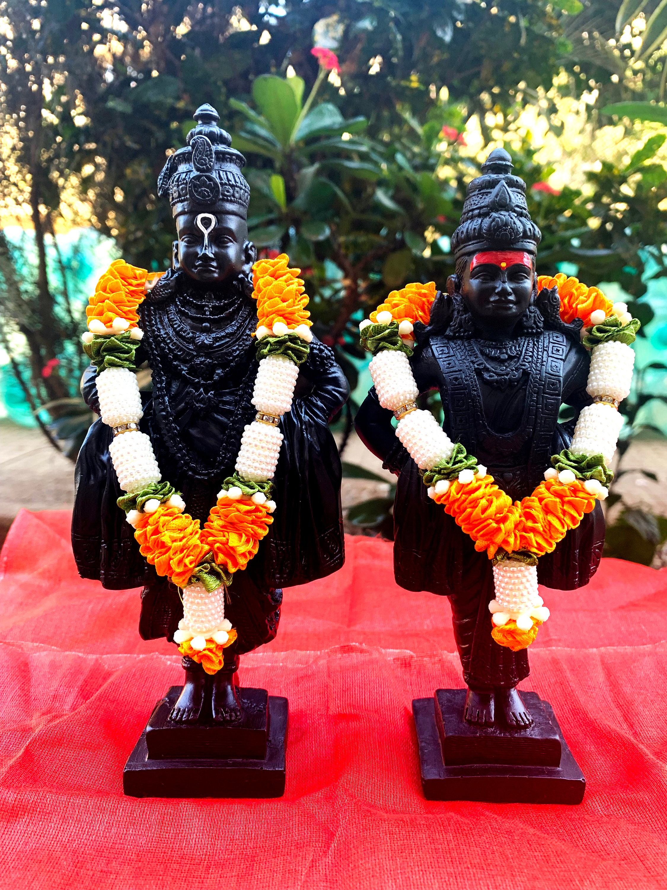 Buy Shri Vitthal Rukmini Statue, Vitthal Rukmini Idols Statue Showpiece ...