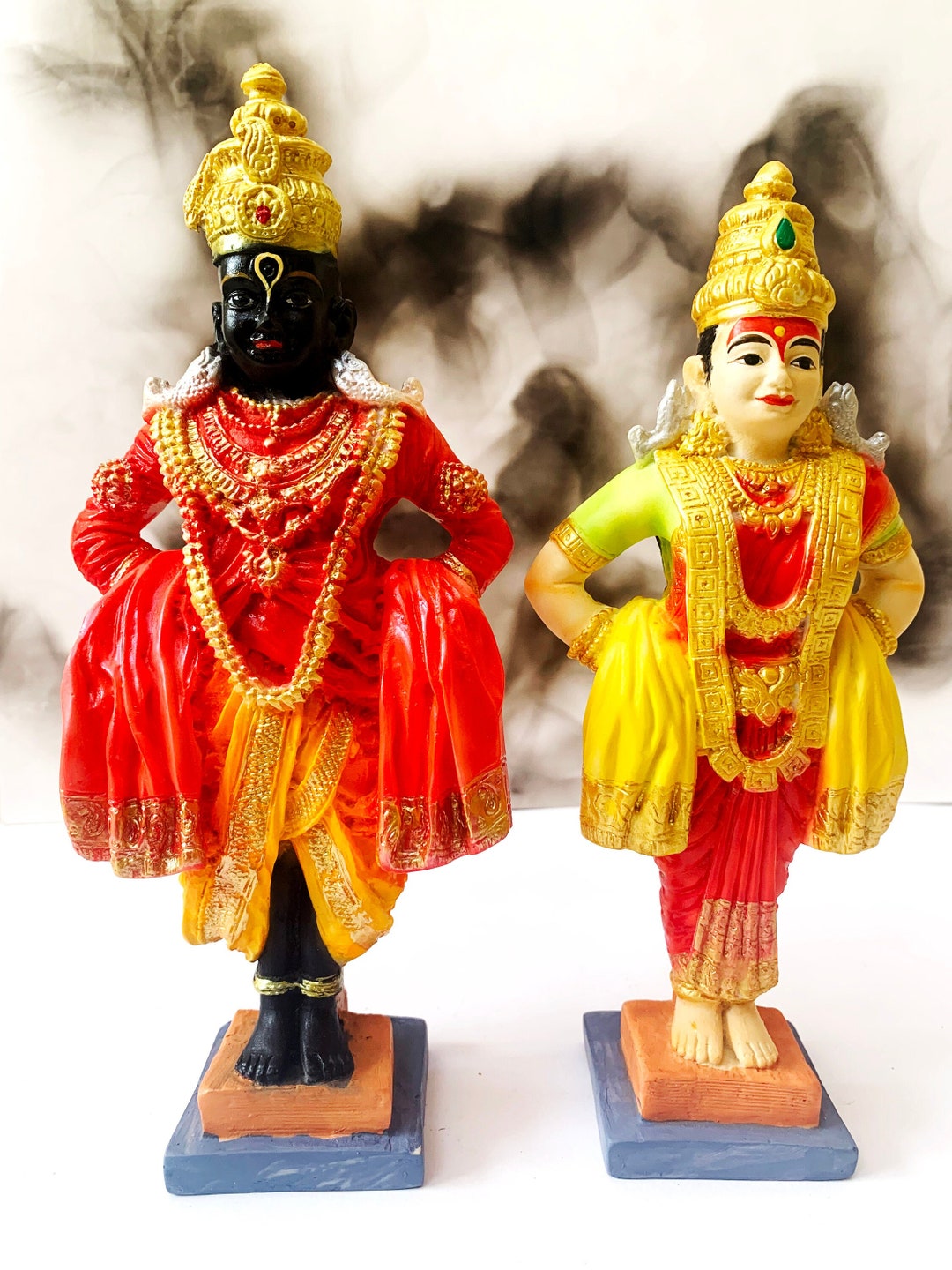 Shri Vitthal Rukmini Statue, Vitthal Rukmini Idols Statue Showpiece ...
