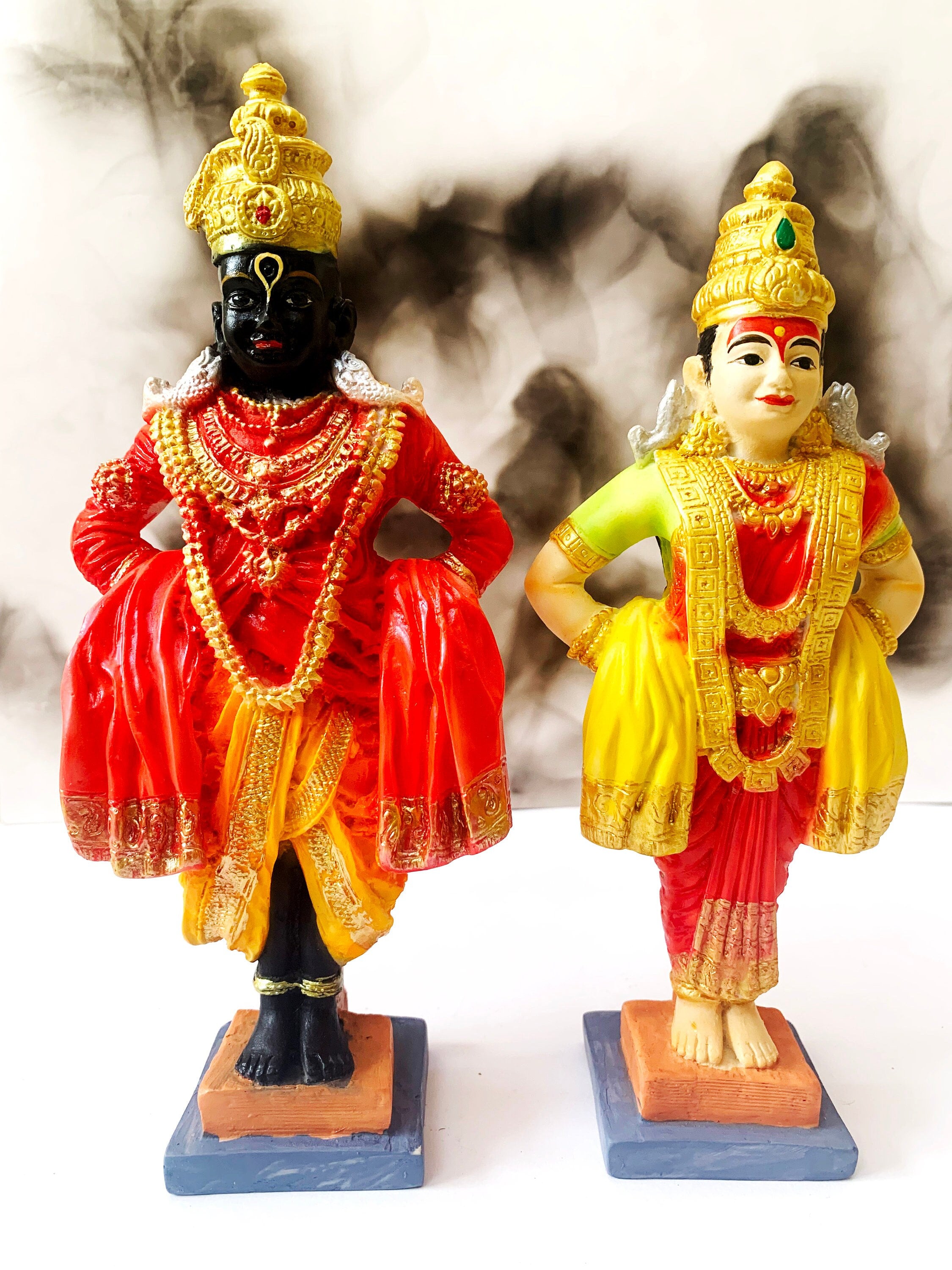 Shri Vitthal Rukmini Statue, Vitthal Rukmini Idols Statue Showpiece ...