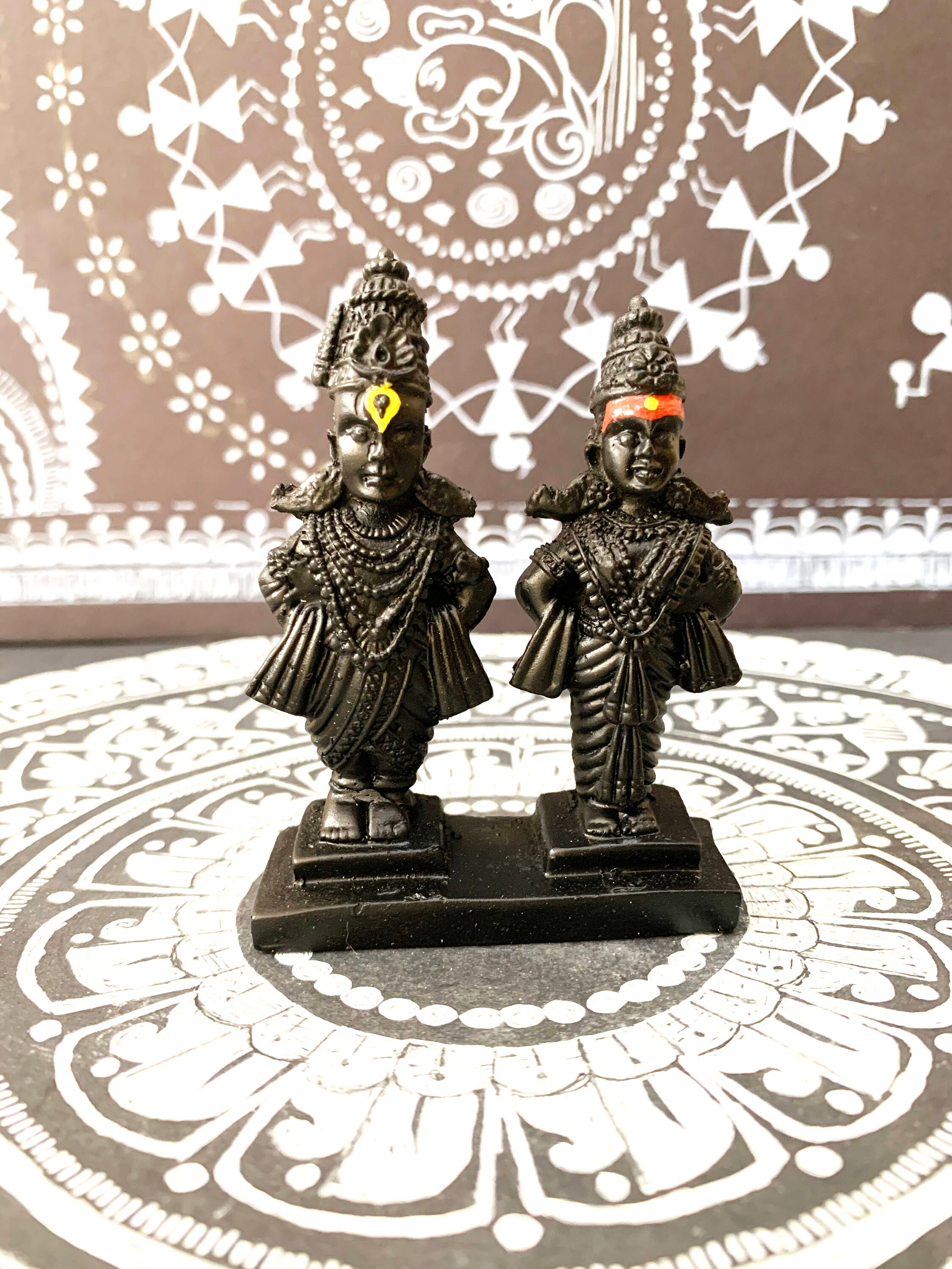 Shri Vitthal Rukmini Statue Vitthal Rukmini Idols Statue - Etsy