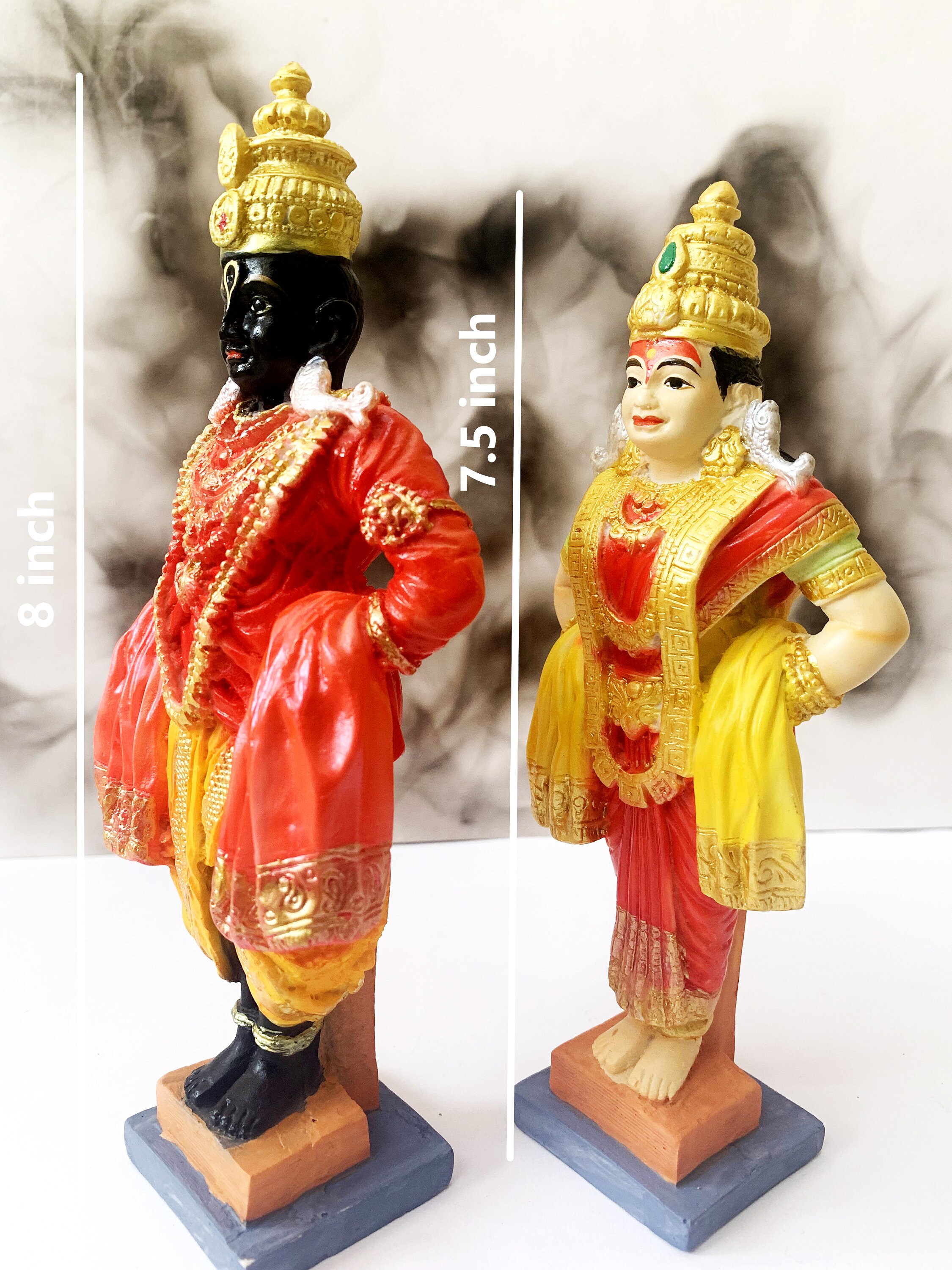 Shri Vitthal Rukmini Statue, Vitthal Rukmini Idols Statue Showpiece ...