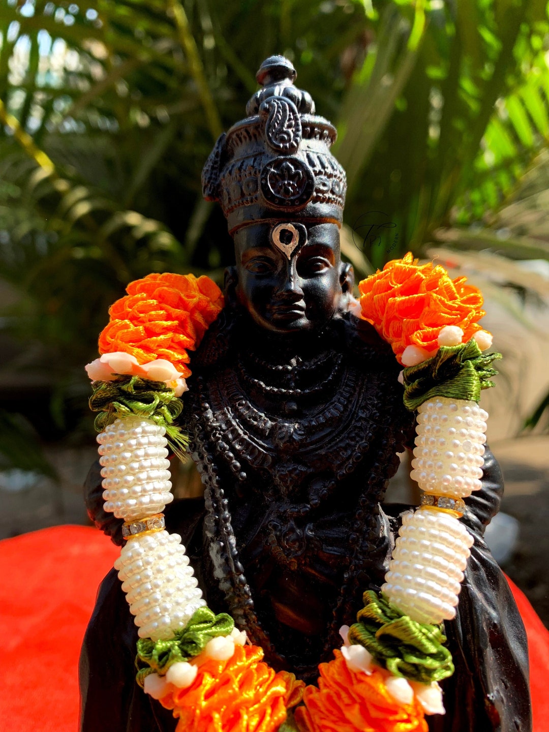 Vitthal Murti 8 Inch, Vittumauli Stand, Decorative Vitthal Statue ...