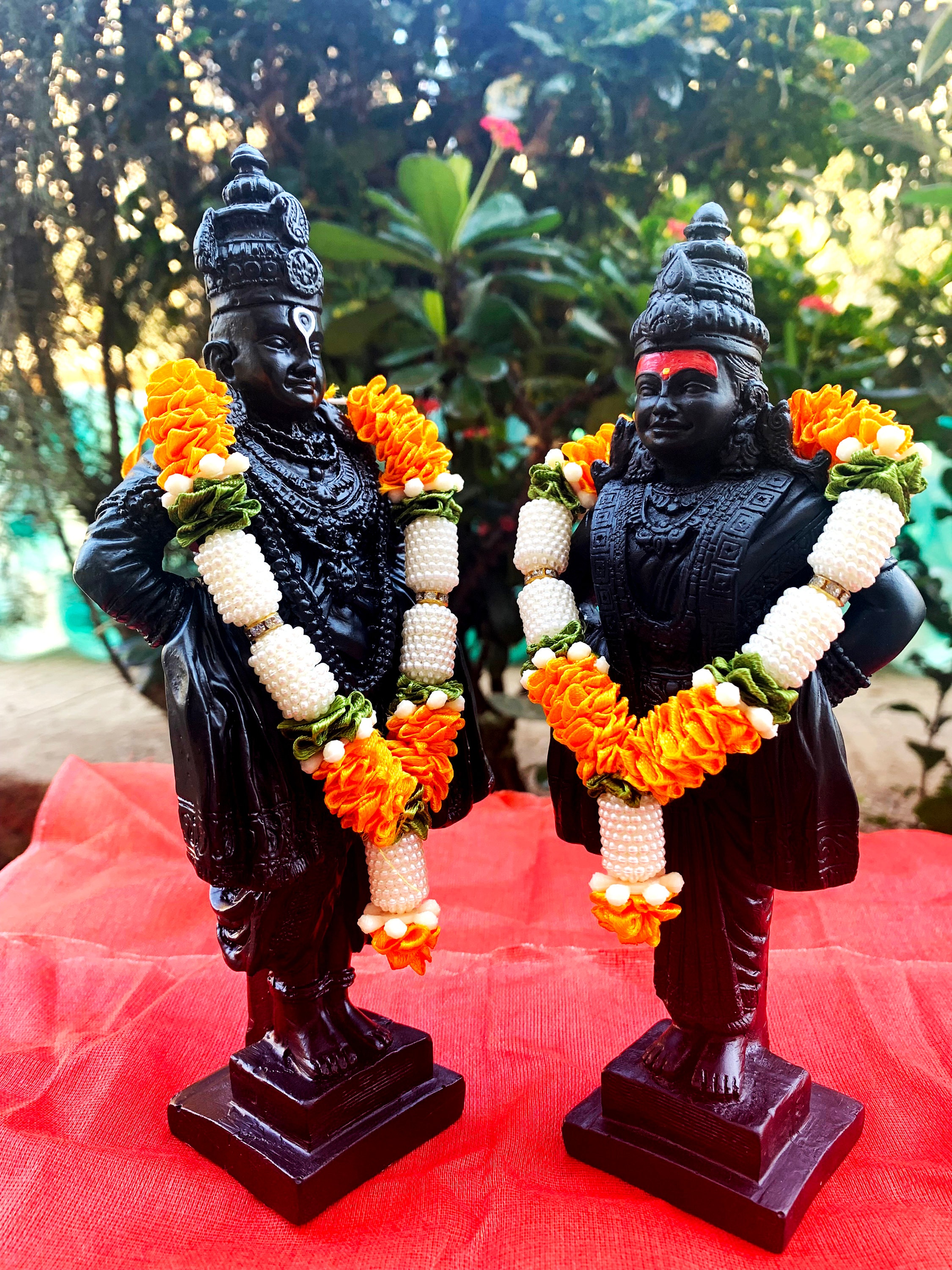 Buy Shri Vitthal Rukmini Statue, Vitthal Rukmini Idols Statue Showpiece ...