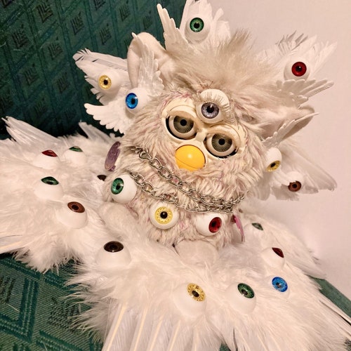 Biblically Accurate Devil Furby Glossy Waterproof Sticker - Etsy UK