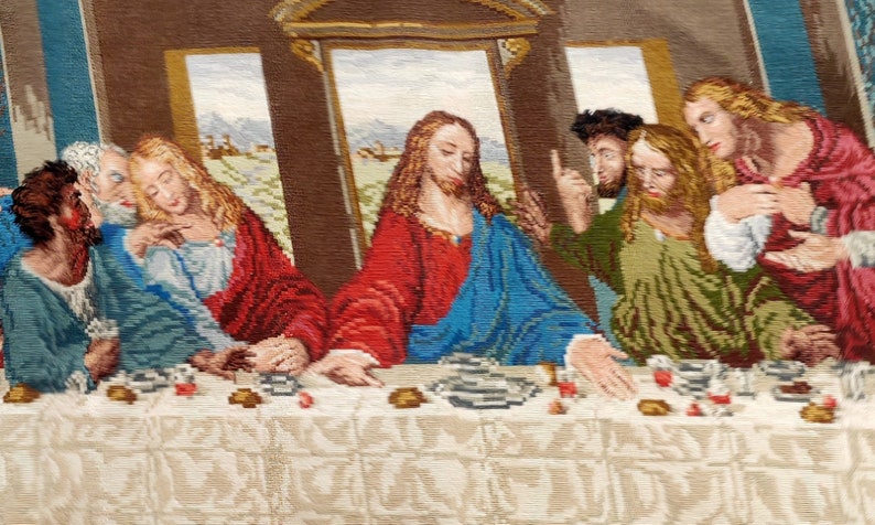 The Last Supper Tapestry - Etsy