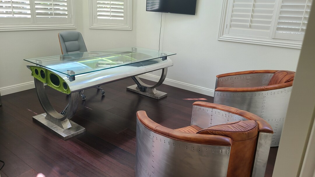 Pre Order Aircraft Wing Executive Desk - Etsy