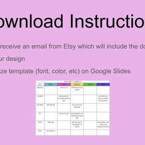 EDITABLE Preschool Weekly Lesson Planner GOOGLE SHEETS - Etsy