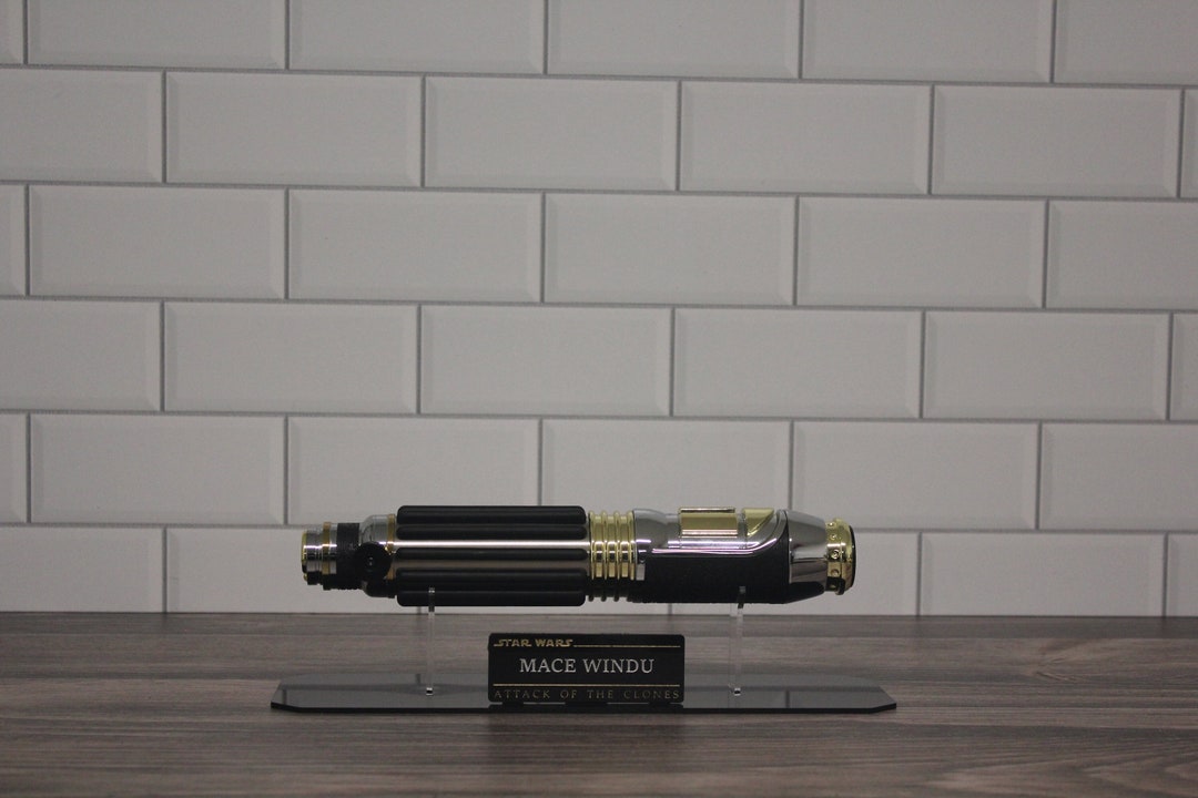 Mace Windu Legacy Lightsaber Hilt Display Stand - Etsy