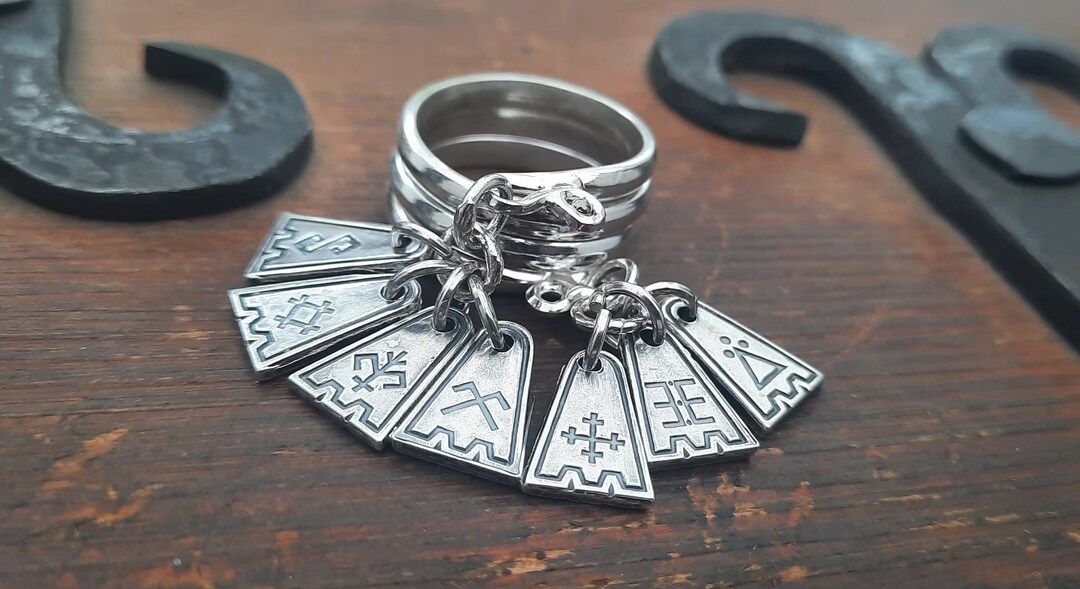 Bride's Ring, Seven Day Ring, 7 Days Ring, Silver, Engagement Ring ...