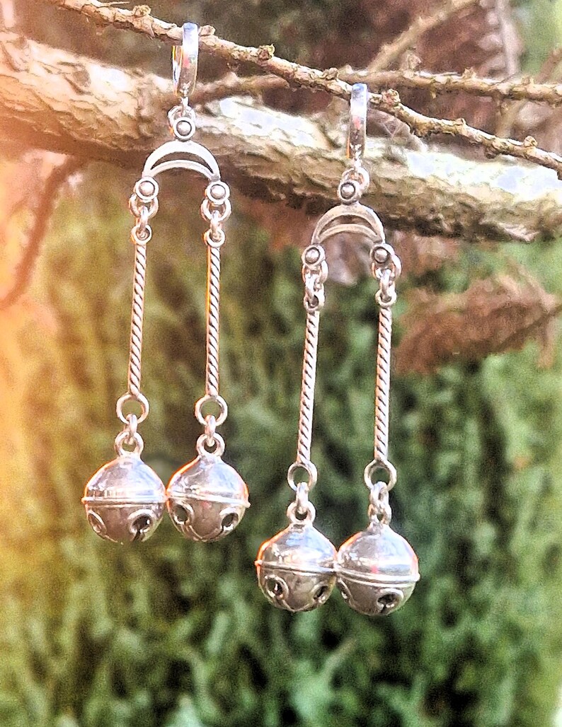 Jingle Bell Earrings, Sleigh Bell Earrings, Viking Jewelry - Etsy