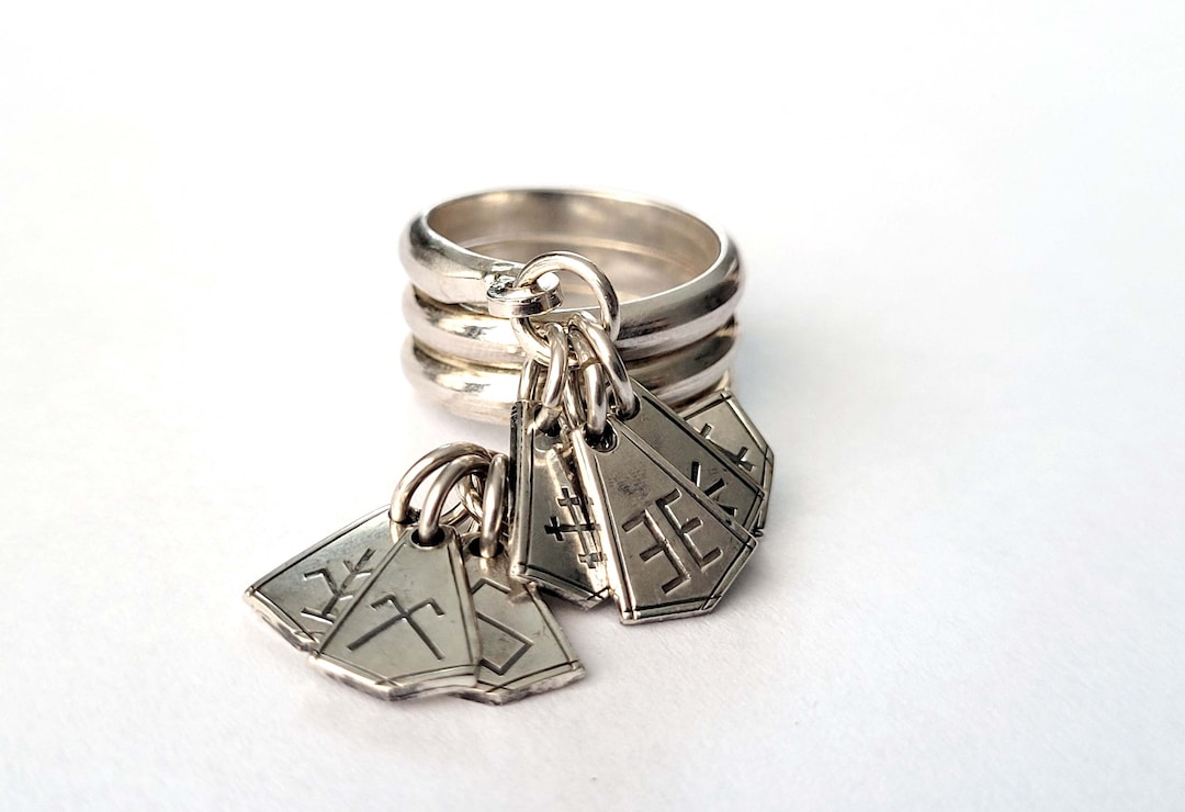 Bride's Ring, Seven Day Ring, 7 Days Ring, Silver, Viking - Etsy