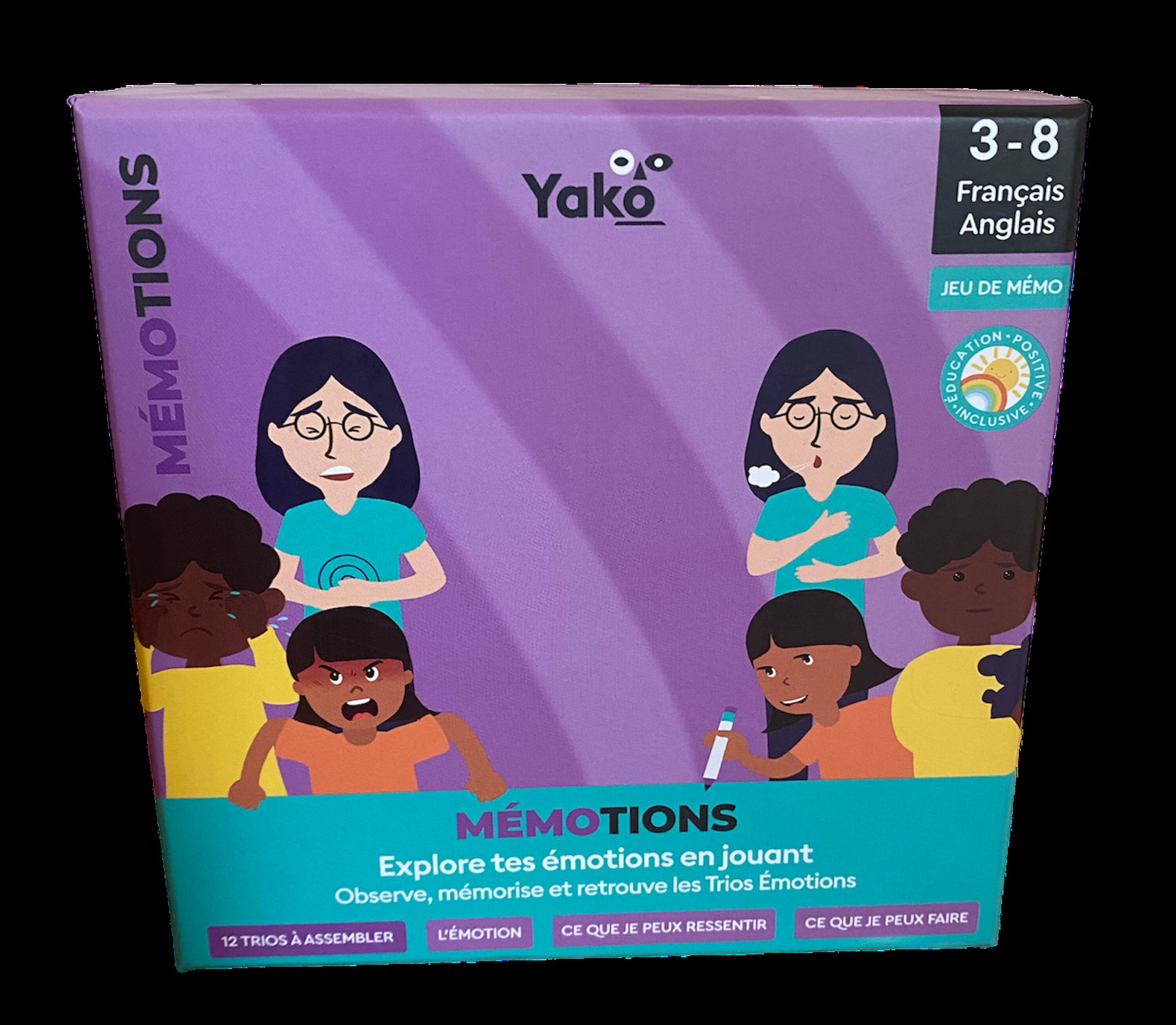 Yako | Mémotions, a Memory Game Based on Emotions for Children - Etsy