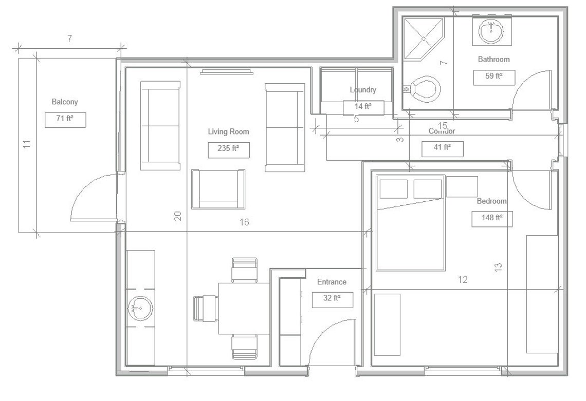 Architectural House Plans, Floor Plans, Tiny House Plans, Cabin Plans L ...