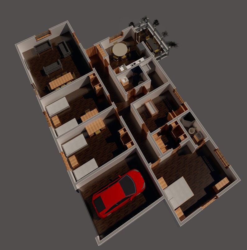 Planos arquitectónicos planos de casas personalizados y - Etsy México