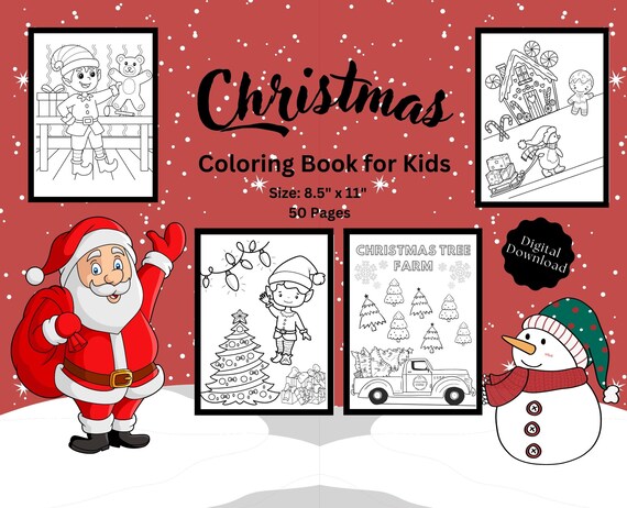 Christmas Coloring Contest Pages