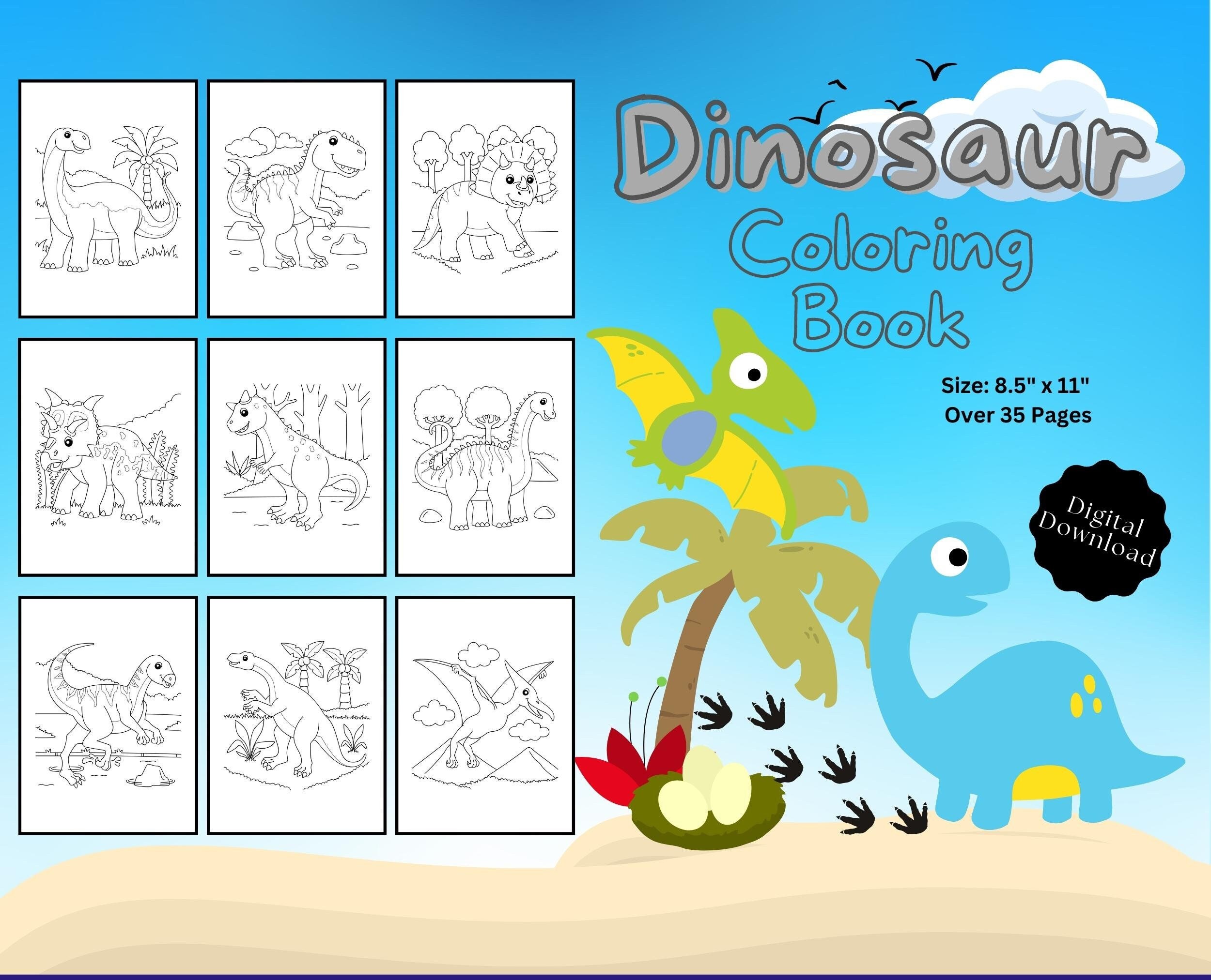 Dinosaur Printable Book