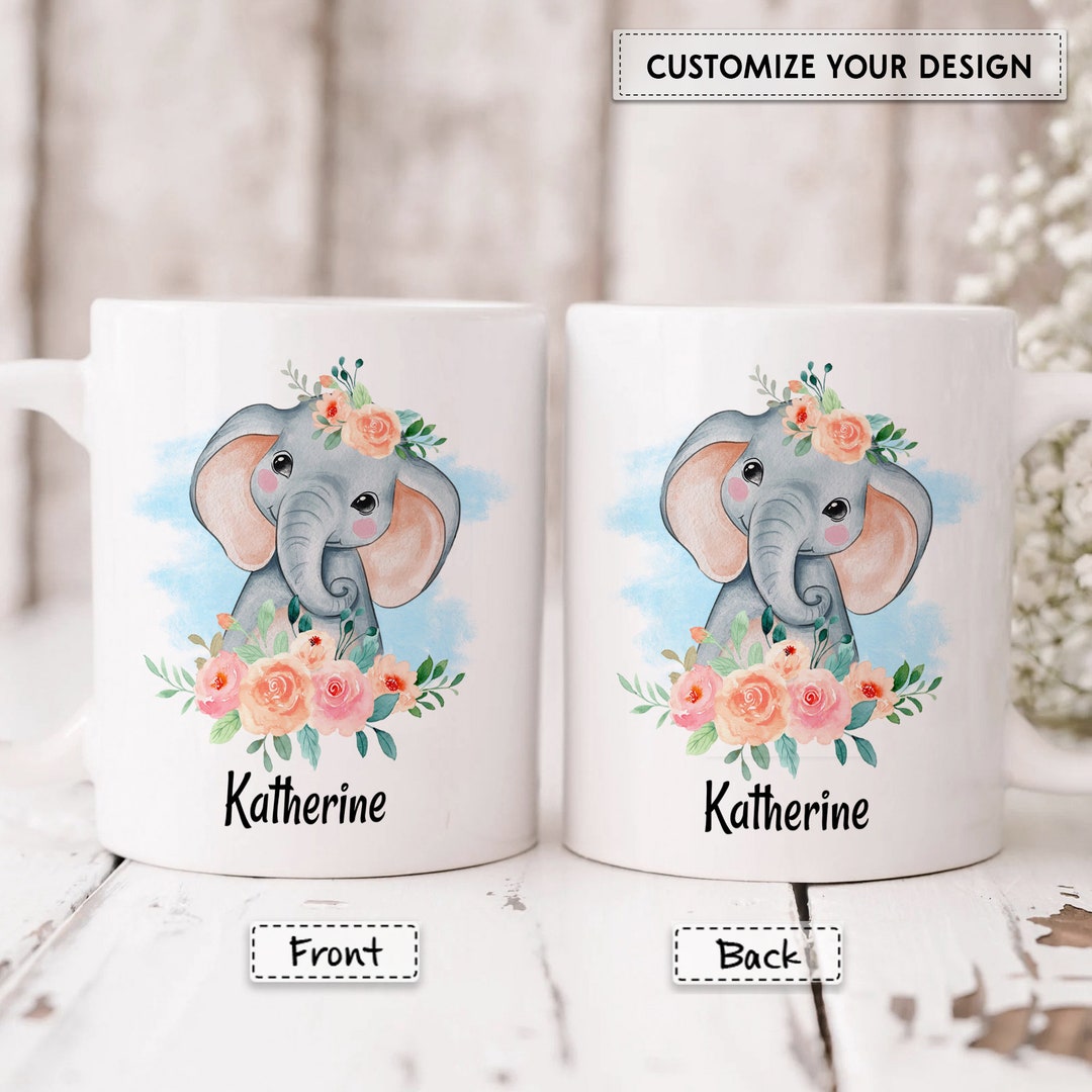 Personalized Coffee Mug for Kids Customized Animal Mugs Cups - Etsy